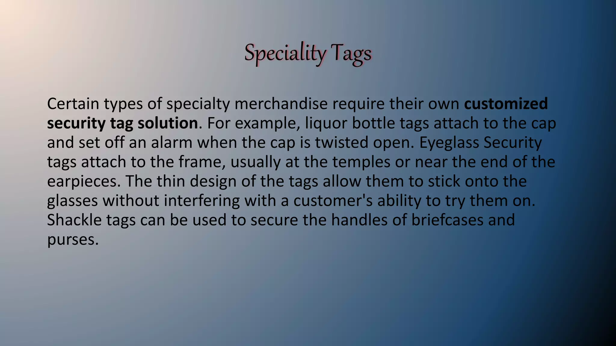 Anti-Shoplifting Devices | PPTX