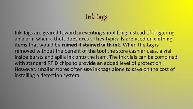 Anti-Shoplifting Devices | PPTX