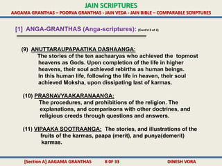 JAIN RELIGION SCRIPTURES - DINESH VORA | PPTX