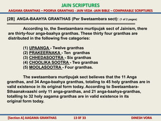 Jain scriptures aagama | PPTX