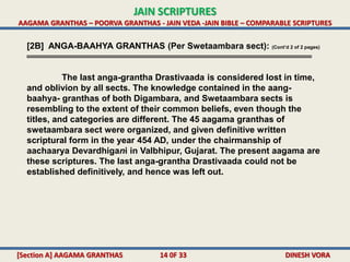 Jain scriptures aagama | PPTX