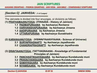 Jain scriptures aagama | PPTX
