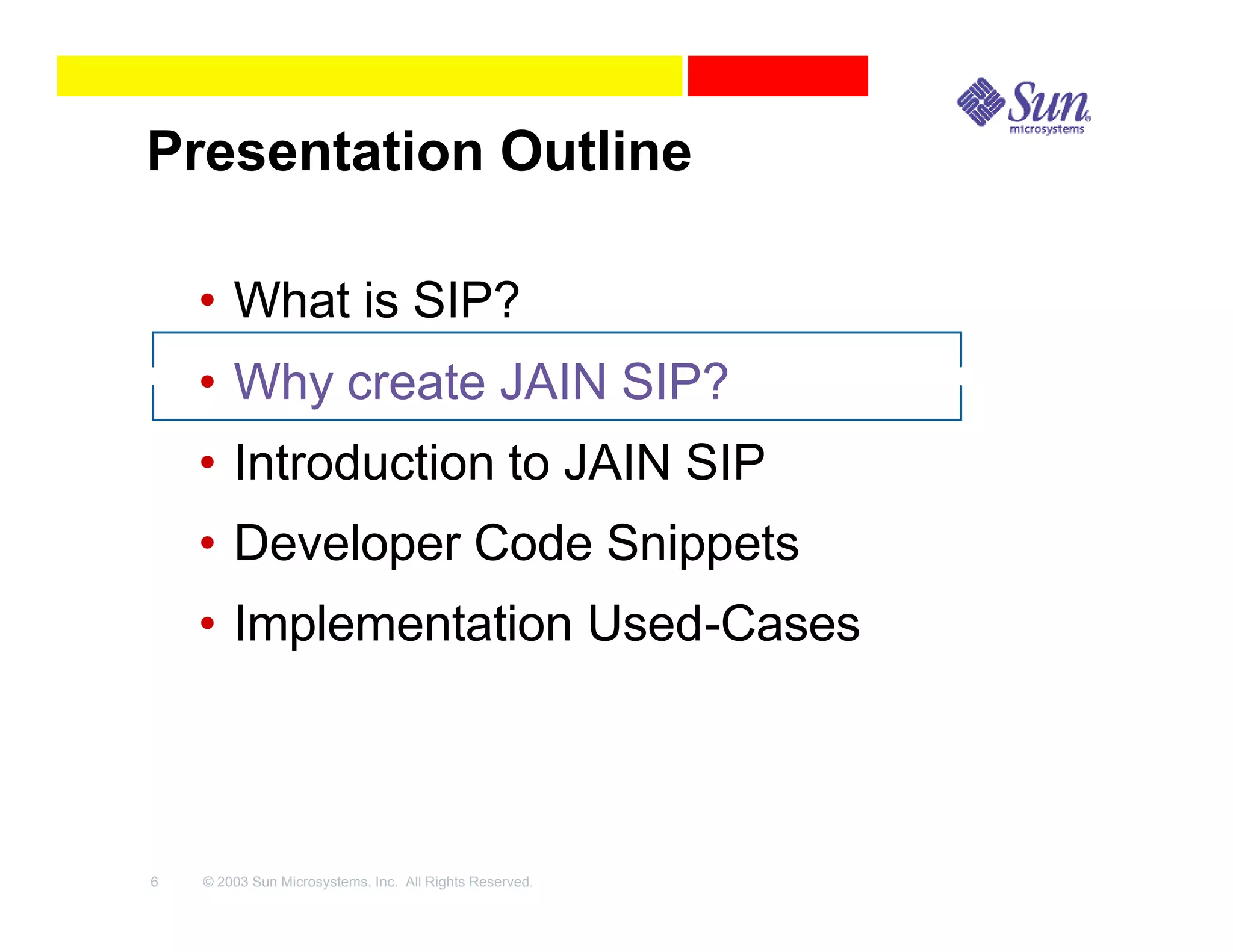 Jain Sip Tutorial | PPT