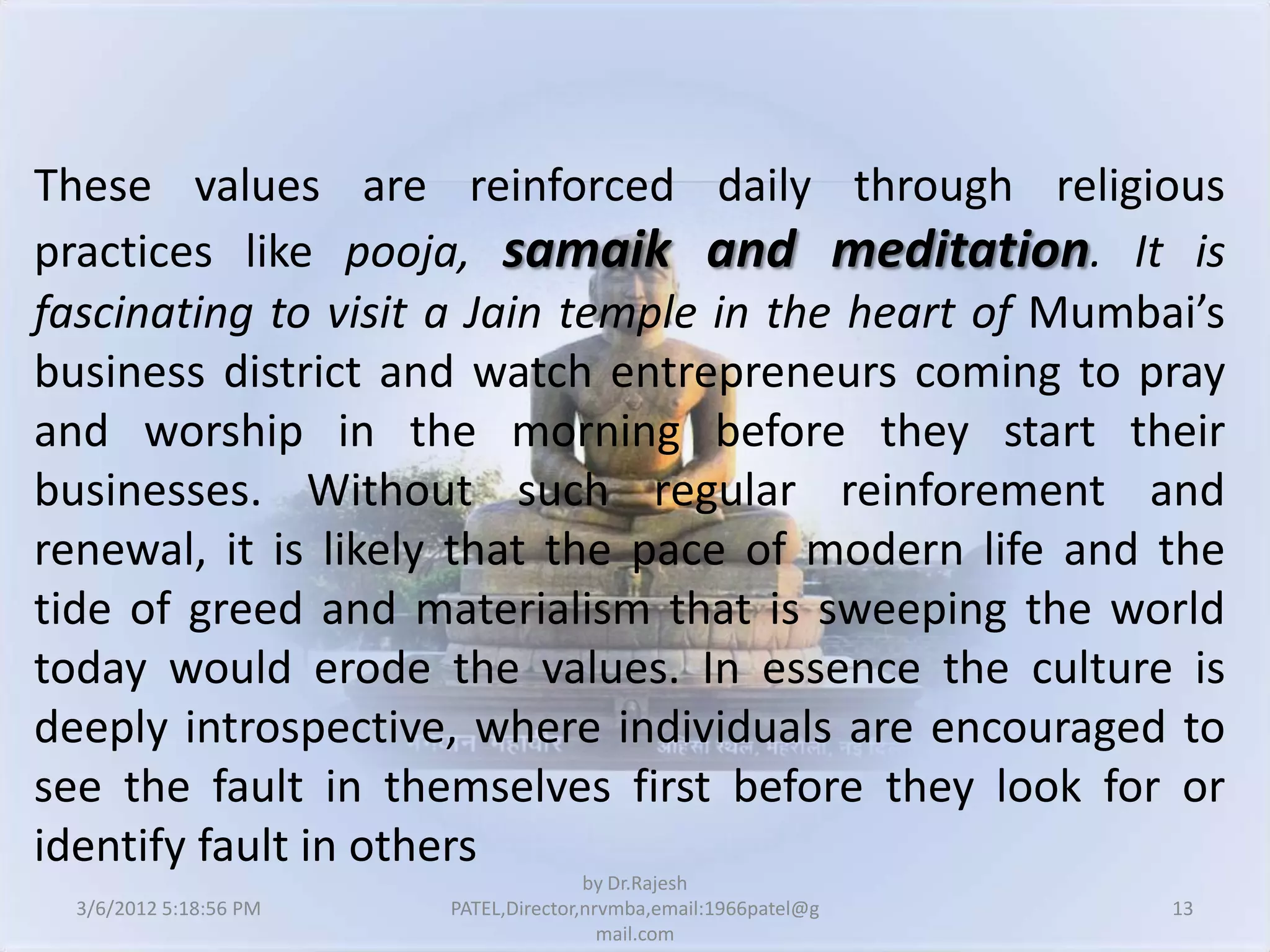 Jainsm and business ethics | PPTX