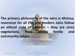 Jainsm and business ethics | PPTX