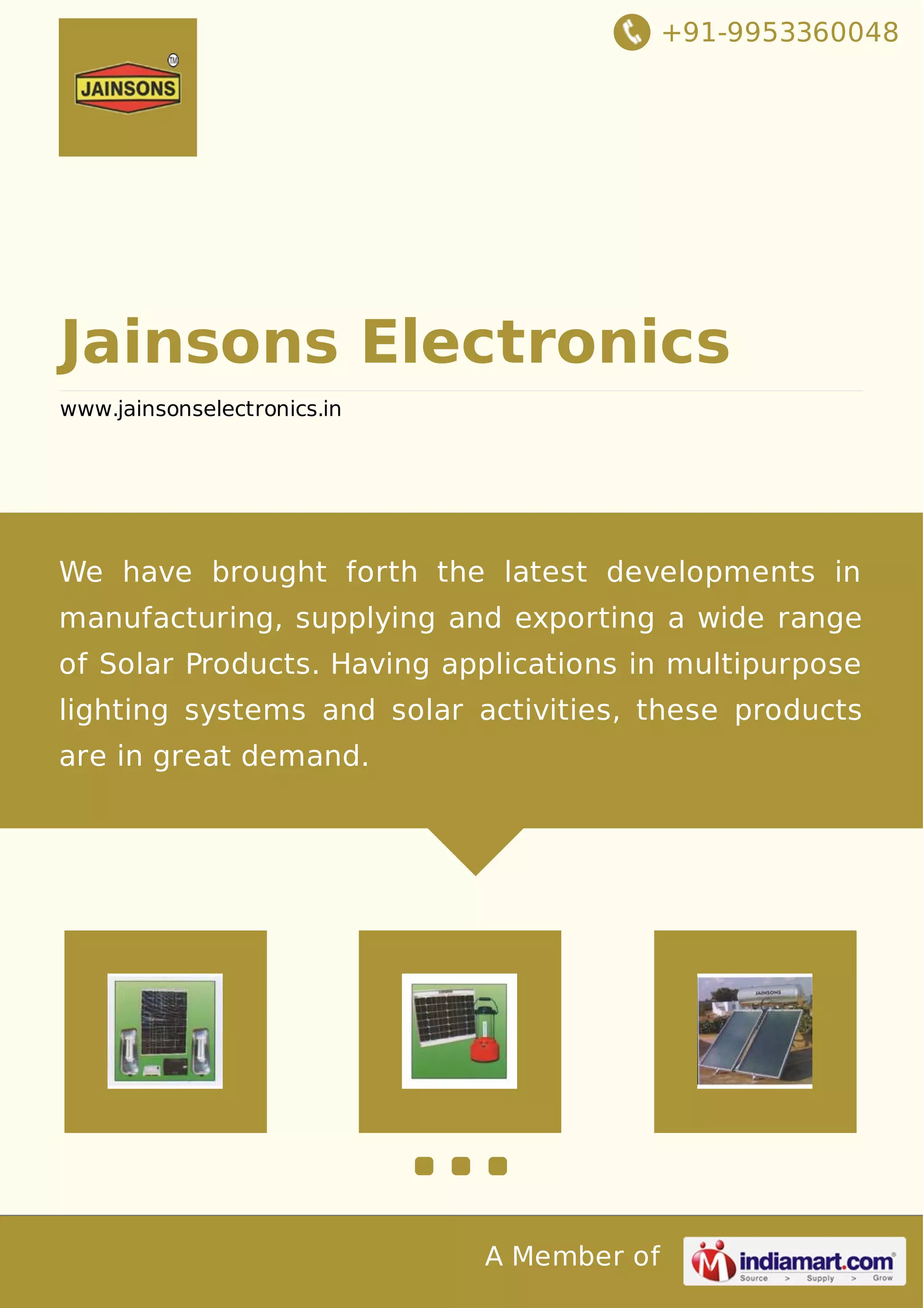 Jainsons electronics | PDF | Home Appliances | Home & Garden