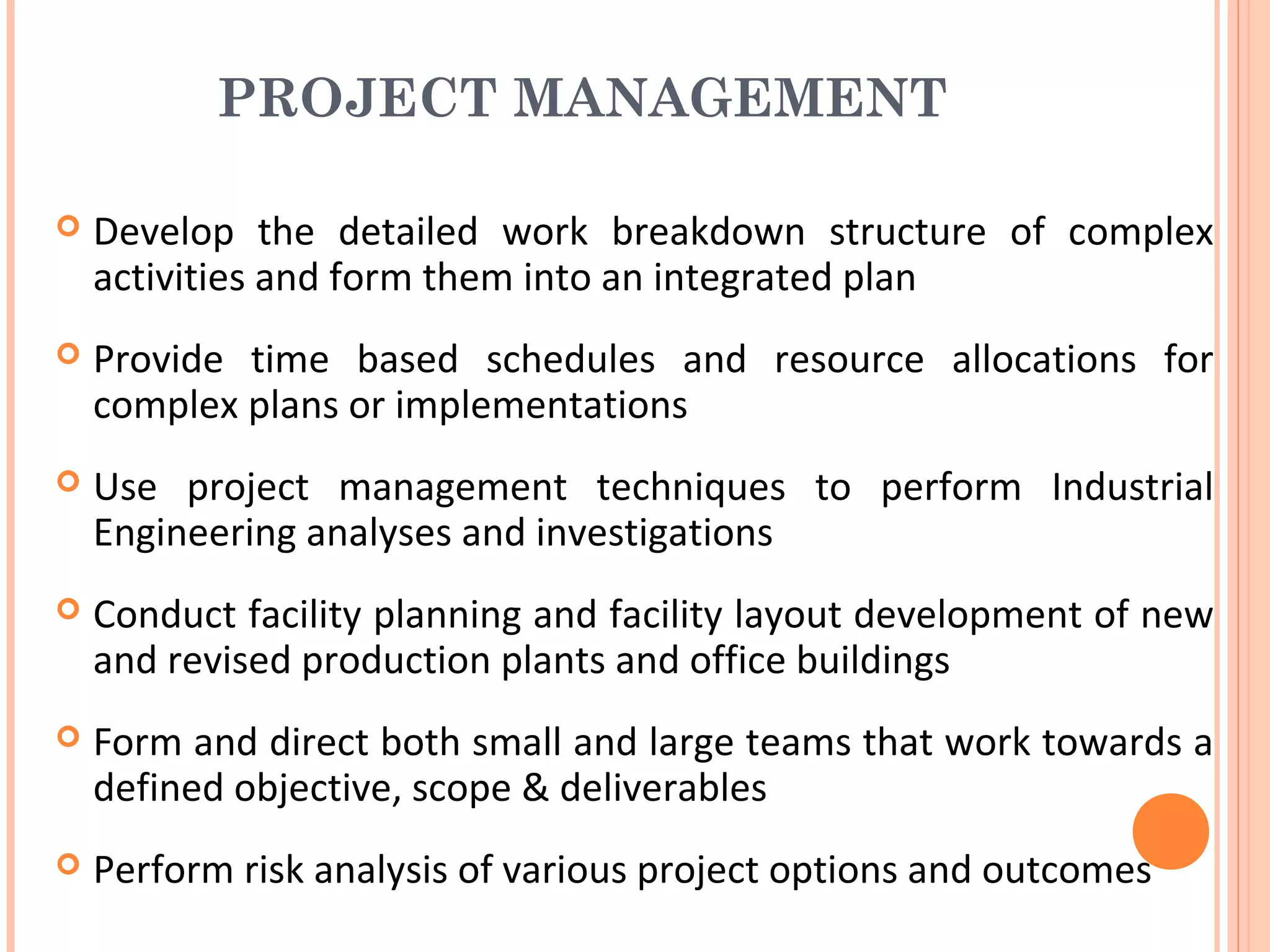 role of engineers in industry | PPT