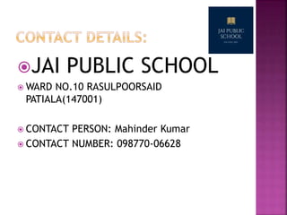 Jai public school Patiala | PPT