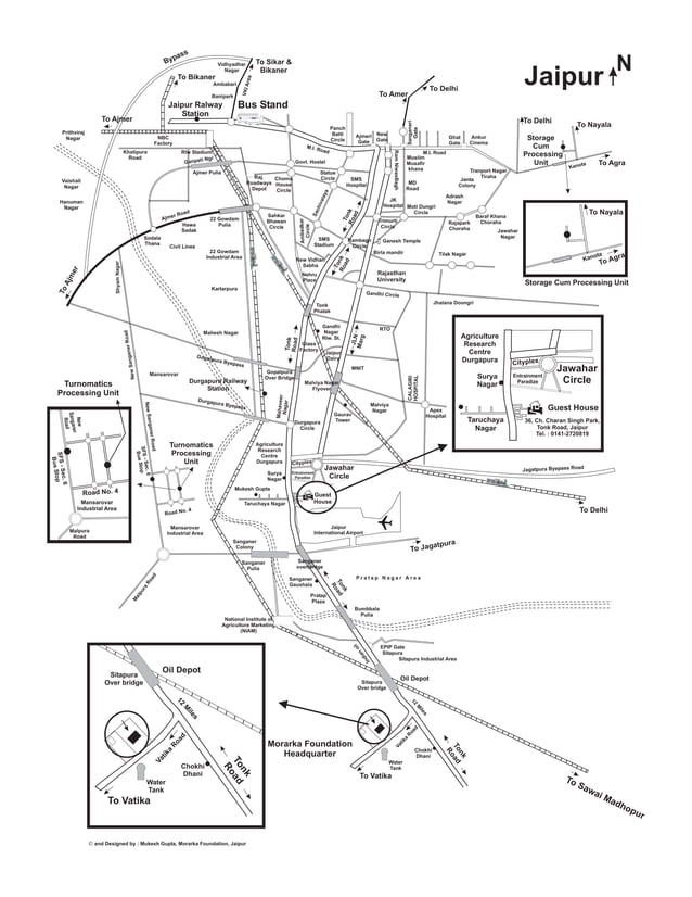 Jaipur%20 map%20final | PDF | Rail Travel | Travel Type