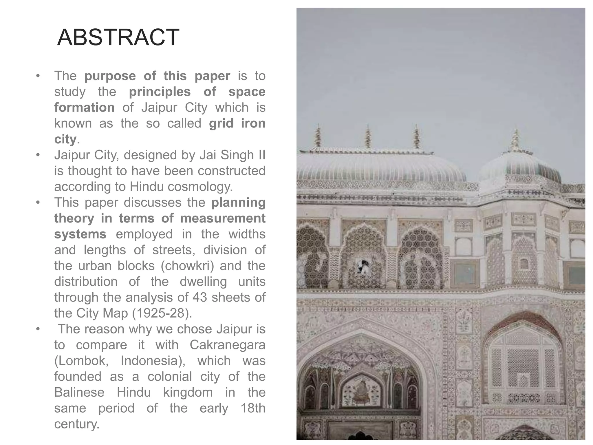 Jaipur City Planning - Urban Design | PPTX