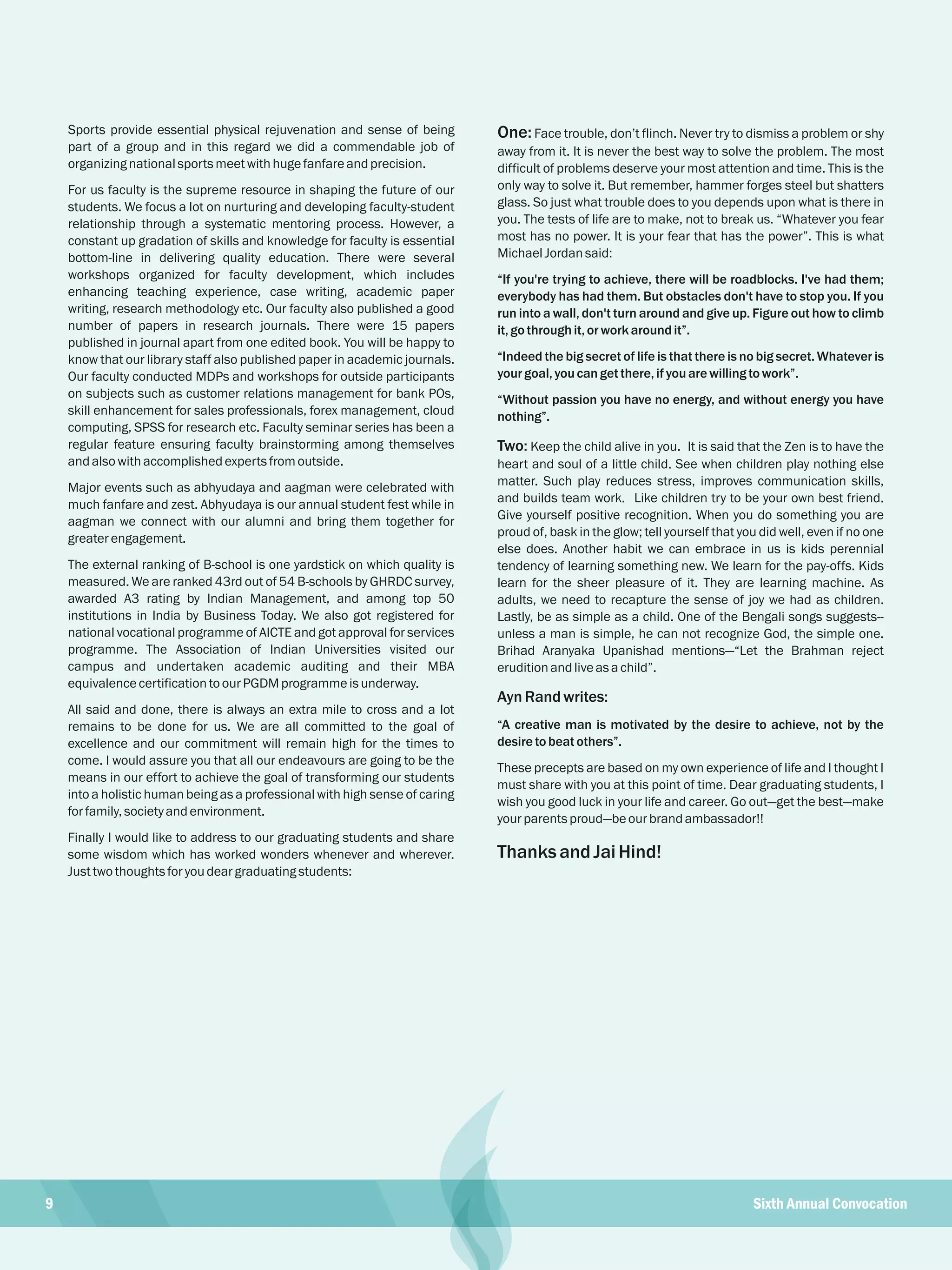 Jaipur Convocation Sovenir | PDF