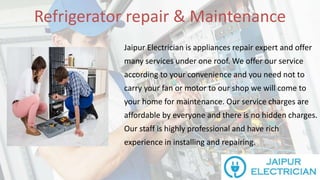 Electrical Appliance Repair Services | PPTX