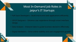 Jaipur's Digital Future Role of IT Startups in 2025.pptx