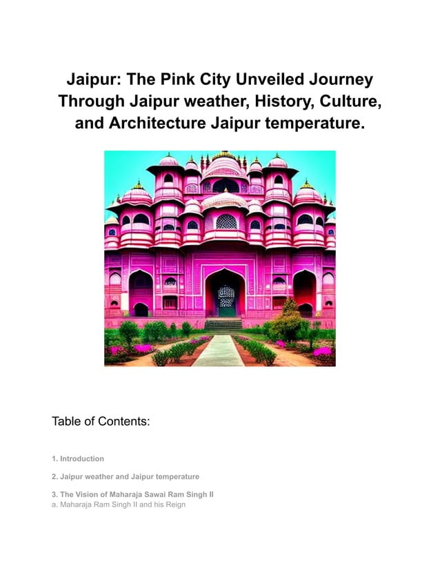 Jaipur Weather and Jaipur Temperature.pdf