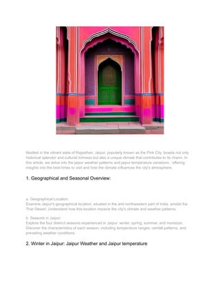 Jaipur Weather and Jaipur Temperature.pdf
