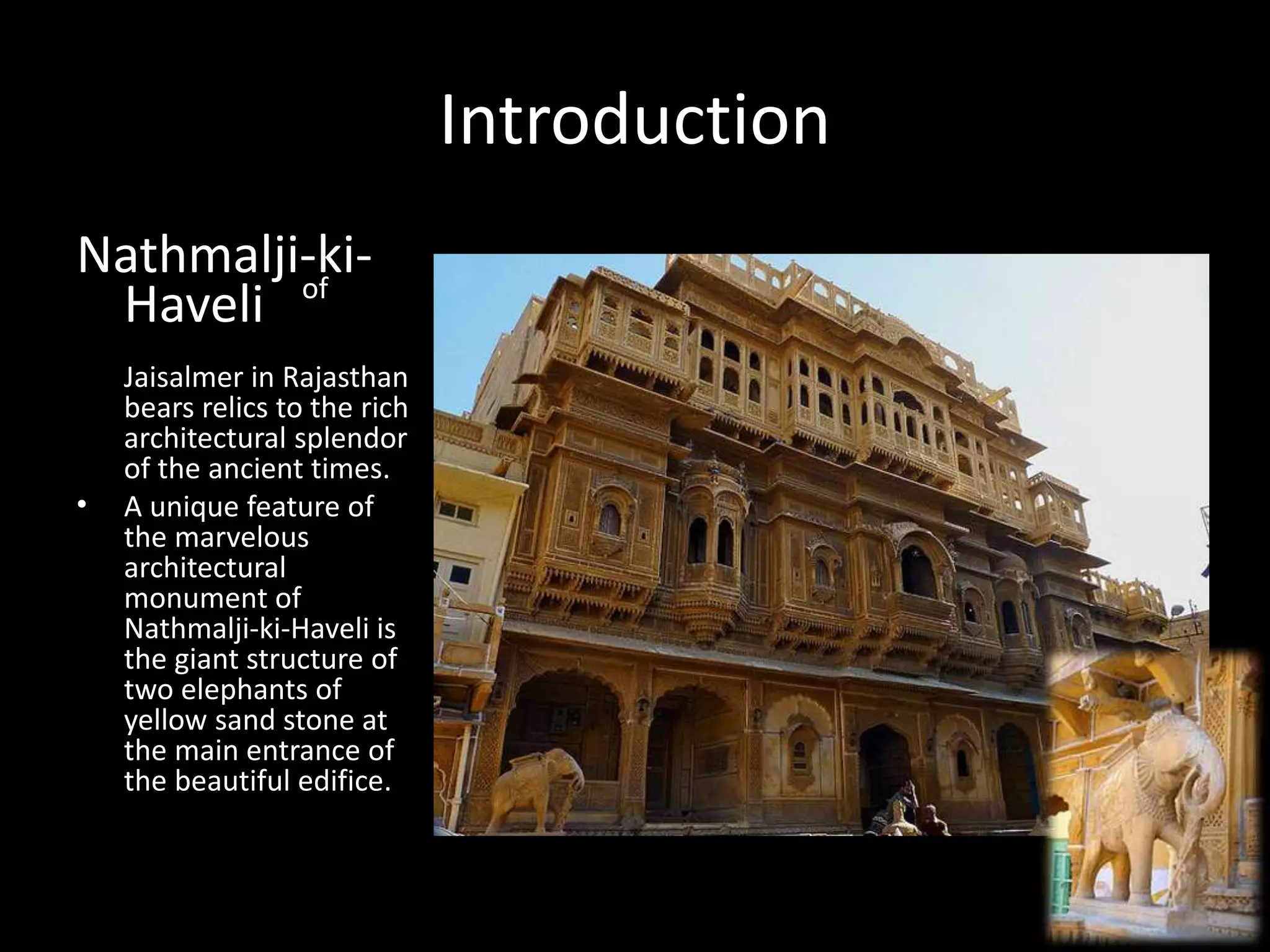 Jaisalmer Architecture | PPTX