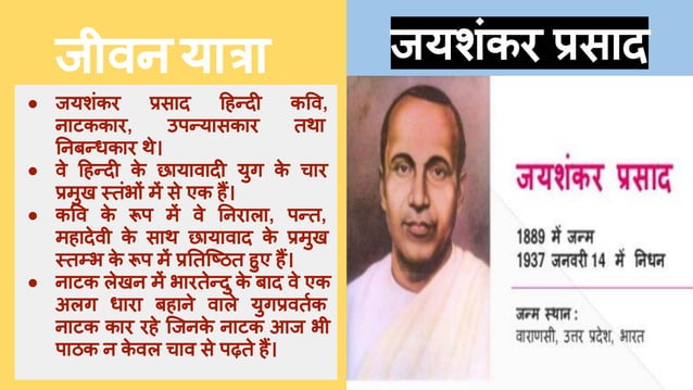 Jaishankar prasad (Gunda Kahaani) Hindi Literature | PDF