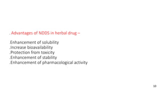 Novel Herbal Drug Delivery System | PPTX