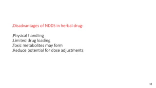 Novel Herbal Drug Delivery System | PPTX