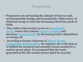 Jaitapur Nuclear Power Project | PPTX