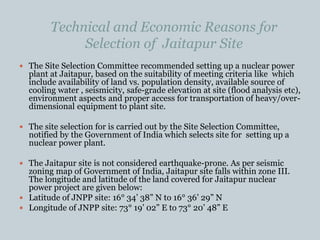 Jaitapur Nuclear Power Project | PPTX