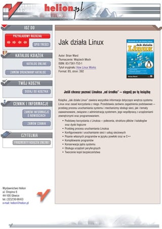 Jak działa Linux | PDF