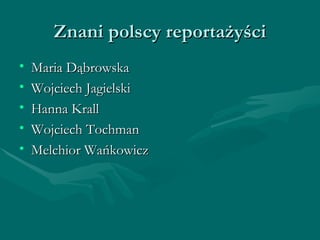 Jak Napisac Dobry Reportaz | PPS