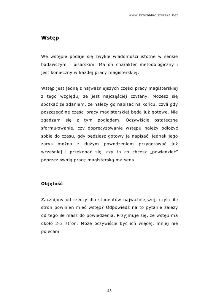 Jak napisać pracę magisterską?