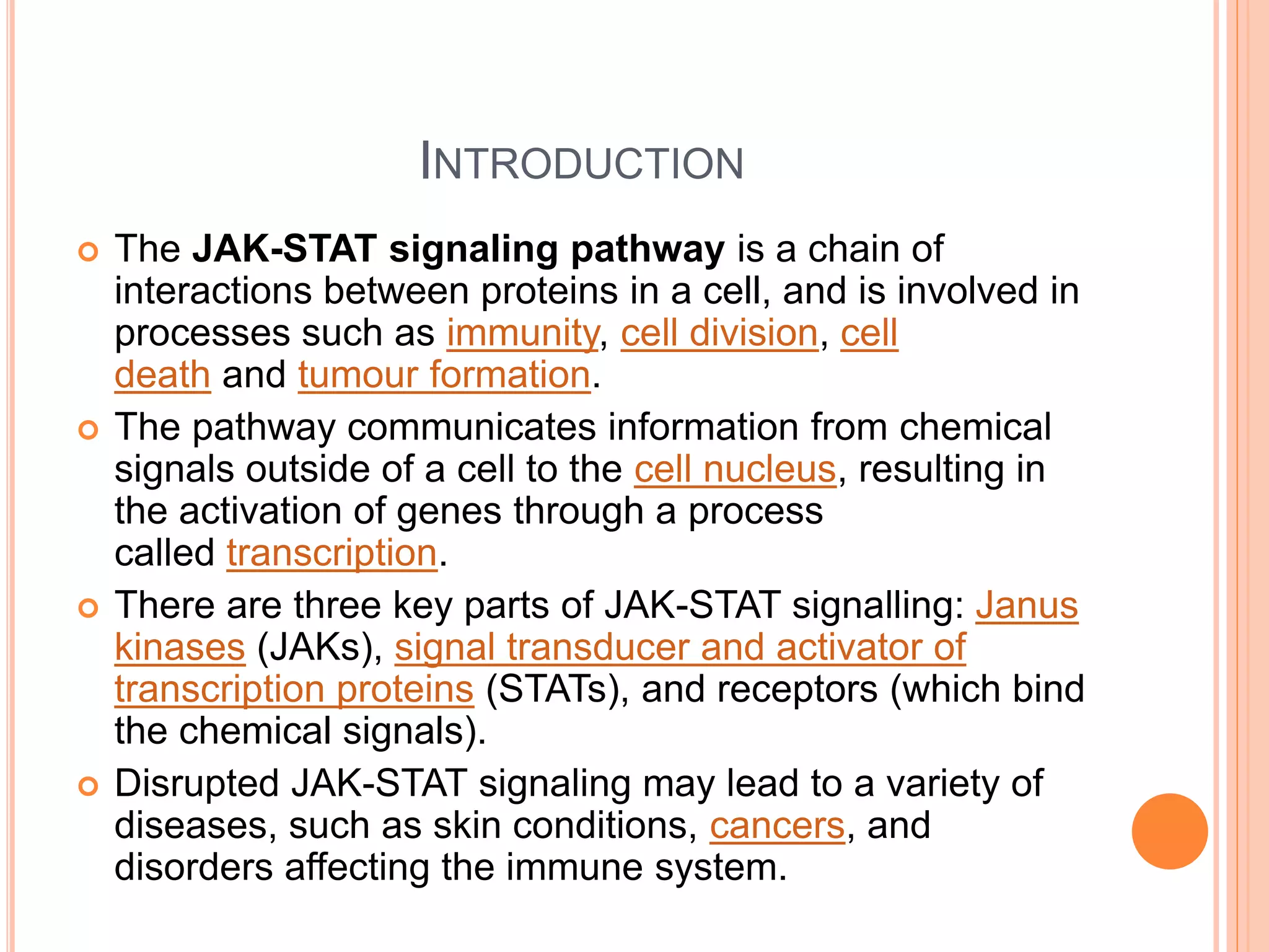 Jak stat signaling pathway | PPT