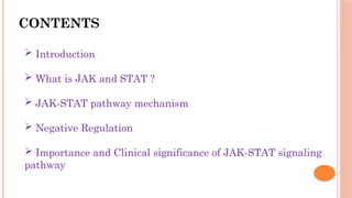 JAK - STAT SIGNALING PATHWAY. pptx | PPTX