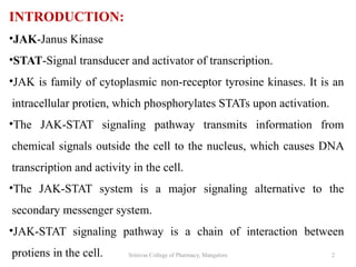 JAK-STAT SIGNALLING PATHWAYS.ppt presentation | PPTX