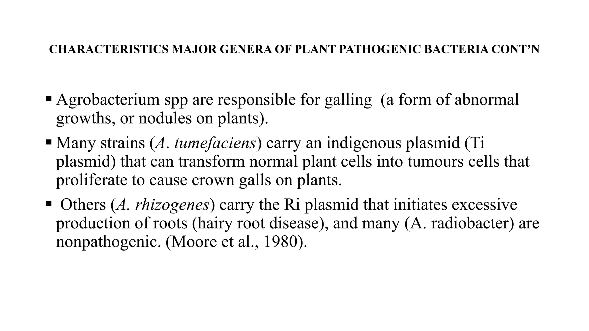General Characteristics of Plant Pathogenic Bacteria ppt. By ADAMU Zaid ...