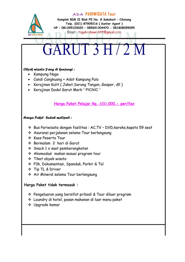 Jakarta Garut | PDF