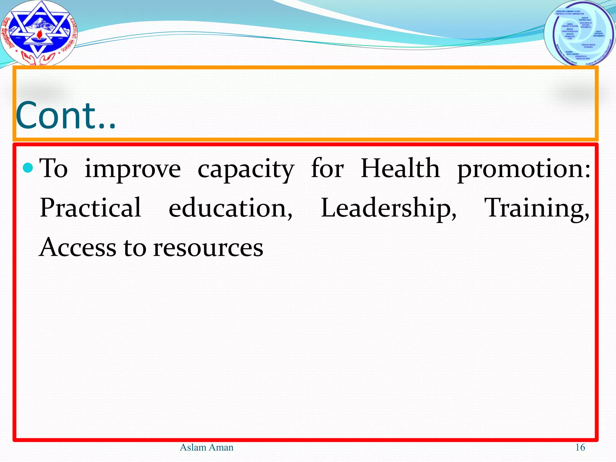 Jakarta Declaration on Health Promotion | PDF