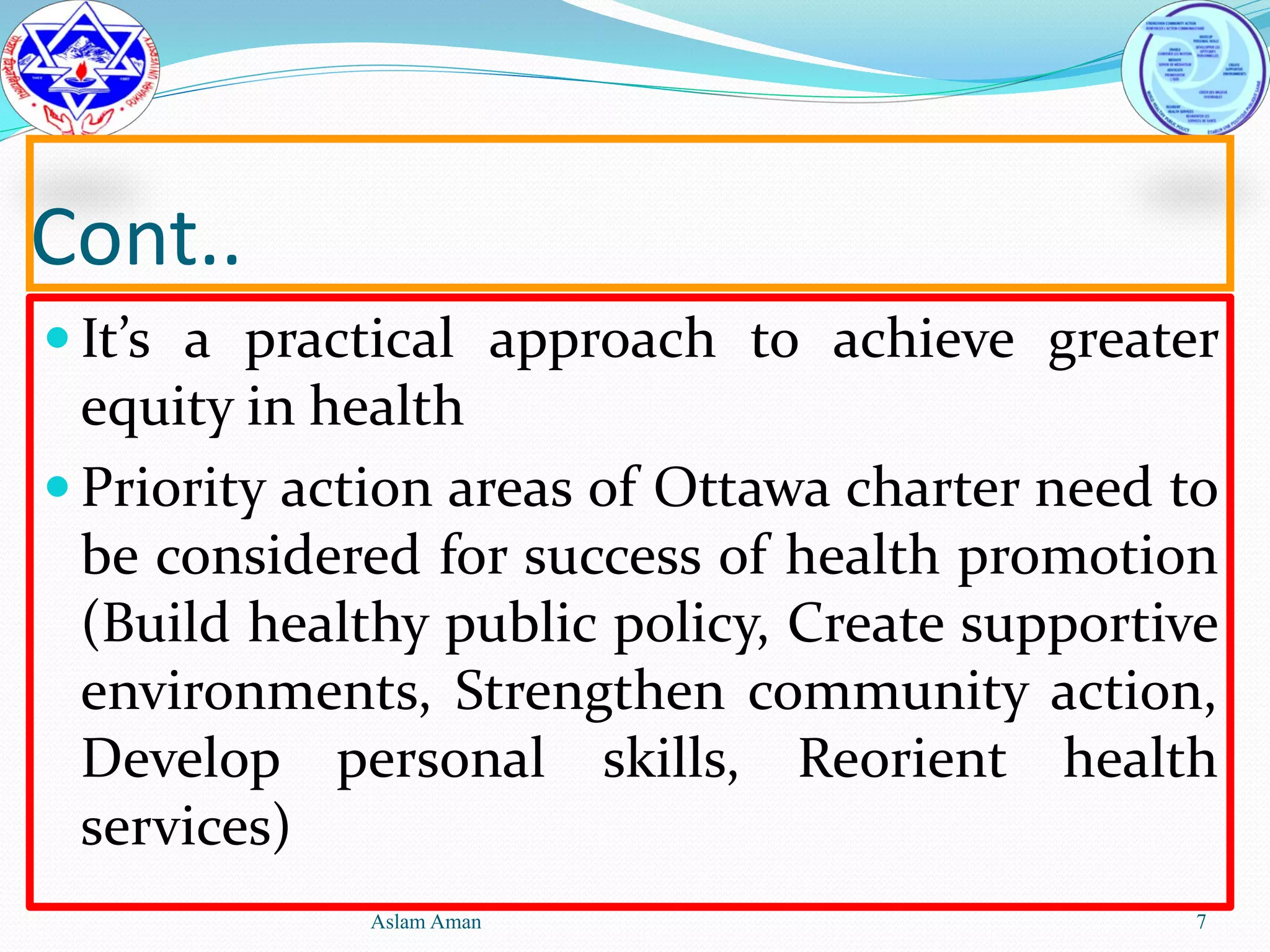 Jakarta Declaration on Health Promotion | PDF