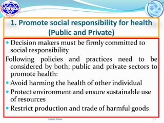 Jakarta Declaration on Health Promotion | PDF