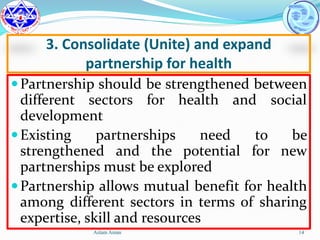 Jakarta Declaration on Health Promotion | PDF