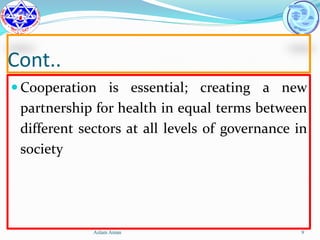 Jakarta Declaration on Health Promotion | PDF