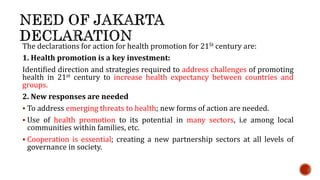 Jakarta declaration on Health promotion.pptx