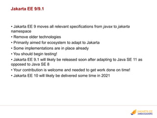 Contributors Guide to the Jakarta EE 10 Galaxy | PPT