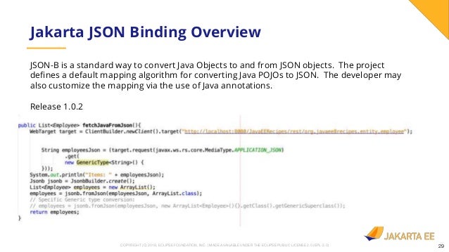 Jakarta EE 8: Overview of Features