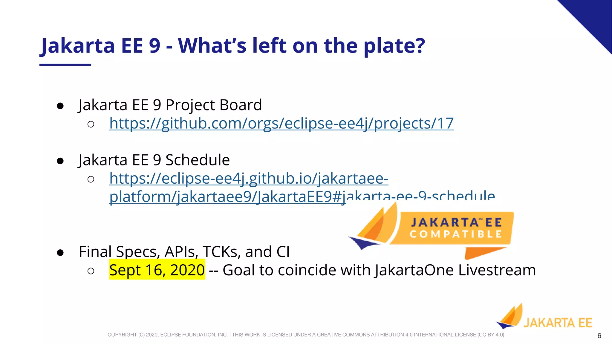Jakarta EE 9 Platform Project | PPT