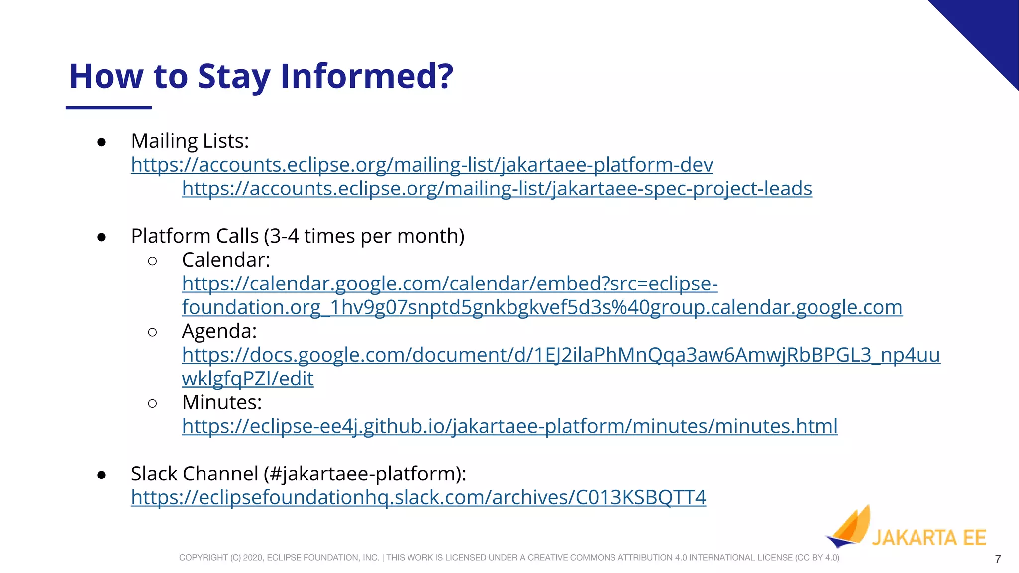 Jakarta EE 9 Platform Project | PPT