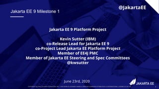 Jakarta EE 9 Platform Project | PPT