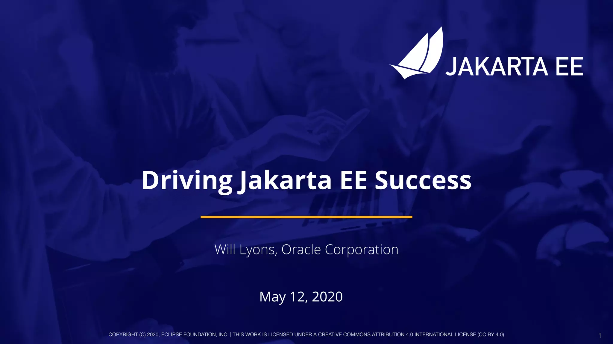 JakartaOne Livestream CN4J: Driving Jakarta EE Success | PPT