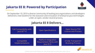 JakartaOne Livestream CN4J: Driving Jakarta EE Success | PPT