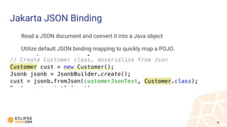 Jakarta EE and MicroProfile - EclipseCon 2020 | PPT