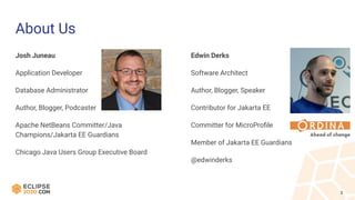 Jakarta EE and MicroProfile - EclipseCon 2020 | PPT