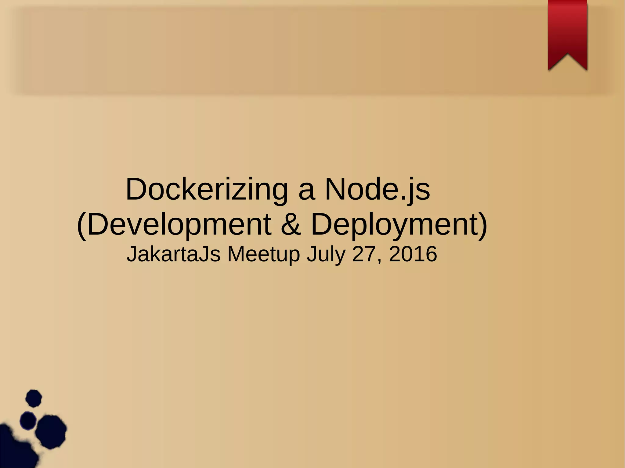 Jakarta js meetup kudo | ODP