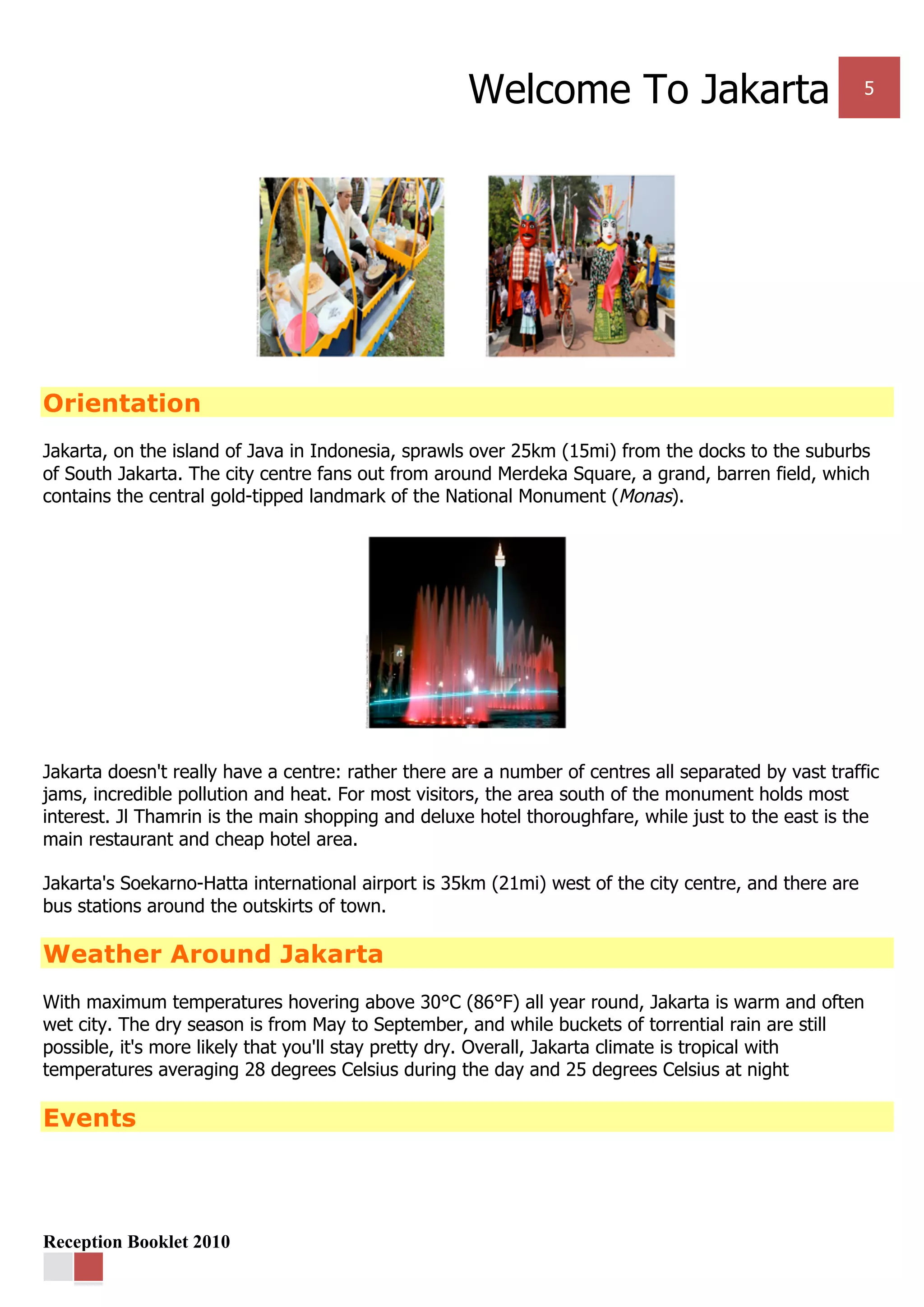 Jakarta reception booklet PMBS | PDF